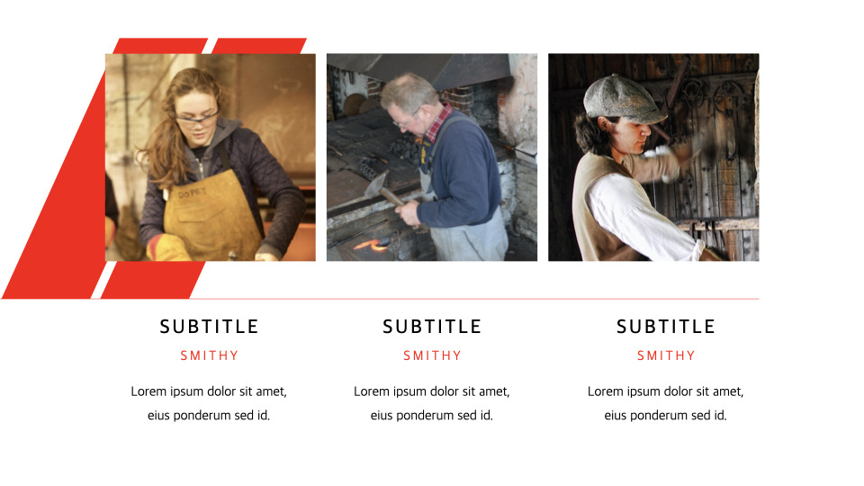 Blacksmith PPT Keynote|Business