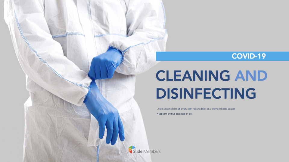 COVID-19 Cleaning and Disinfecting template design