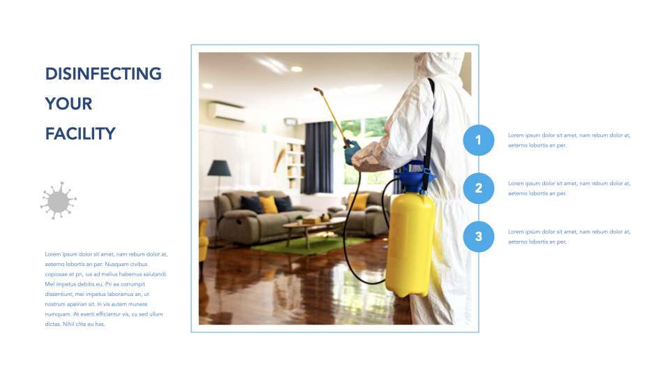 COVID-19 Cleaning and Disinfecting template design