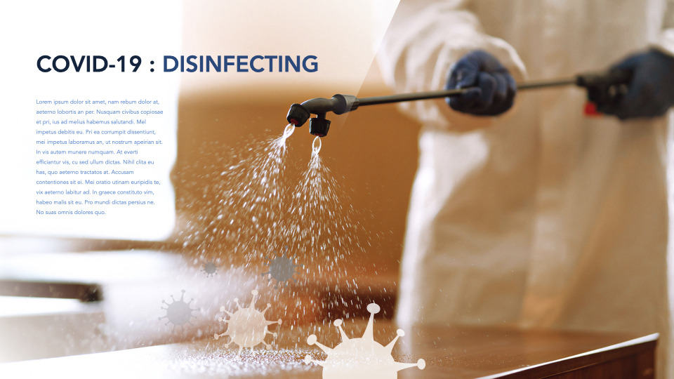 COVID-19 Cleaning and Disinfecting template design