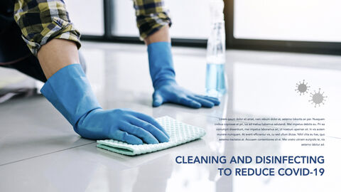 COVID-19 Cleaning and Disinfecting template design
