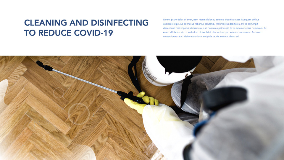 COVID-19 Cleaning and Disinfecting template design