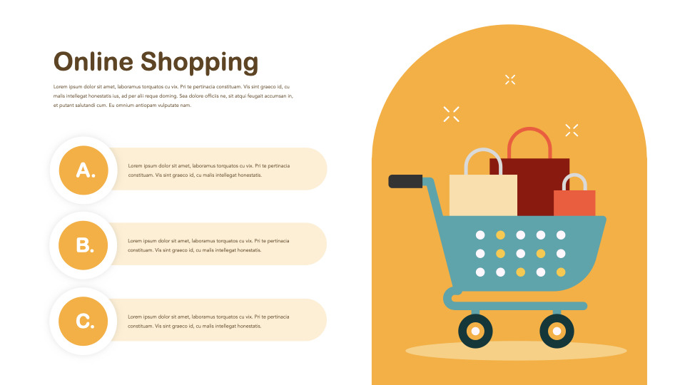 Online Shopping template keynote