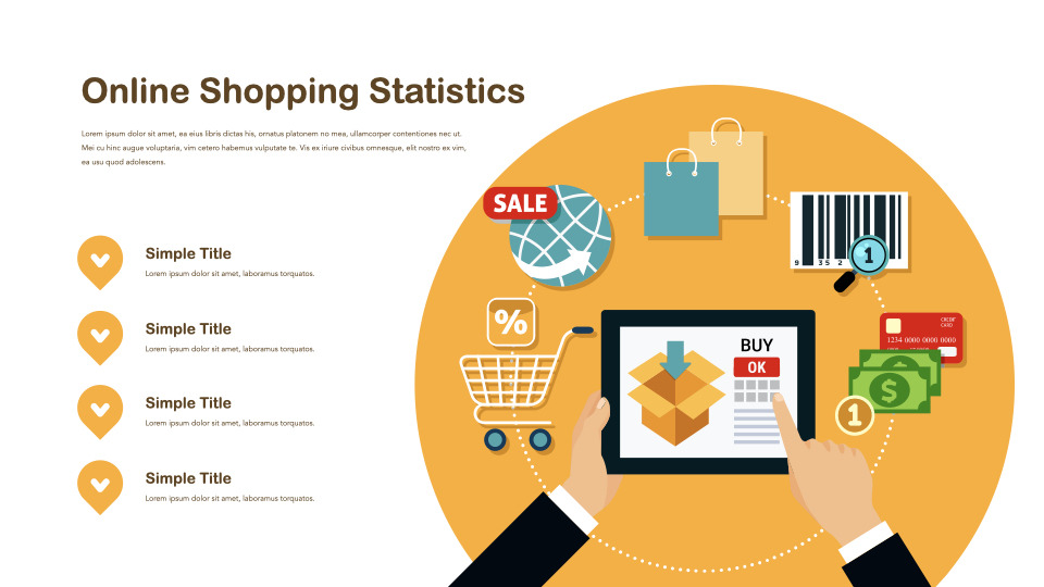 Online Shopping template keynote