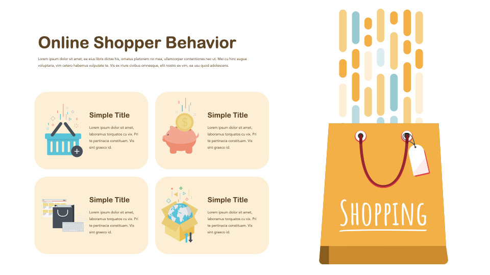 Online Shopping template keynote