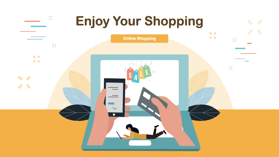 Online Shopping template keynote