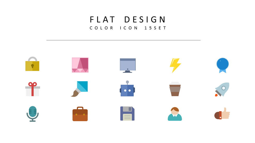 15 Flat Design Icon Resources for Designers|Diagram