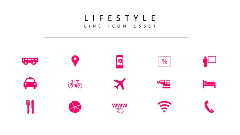 15 Lifestyle Icons|Diagram