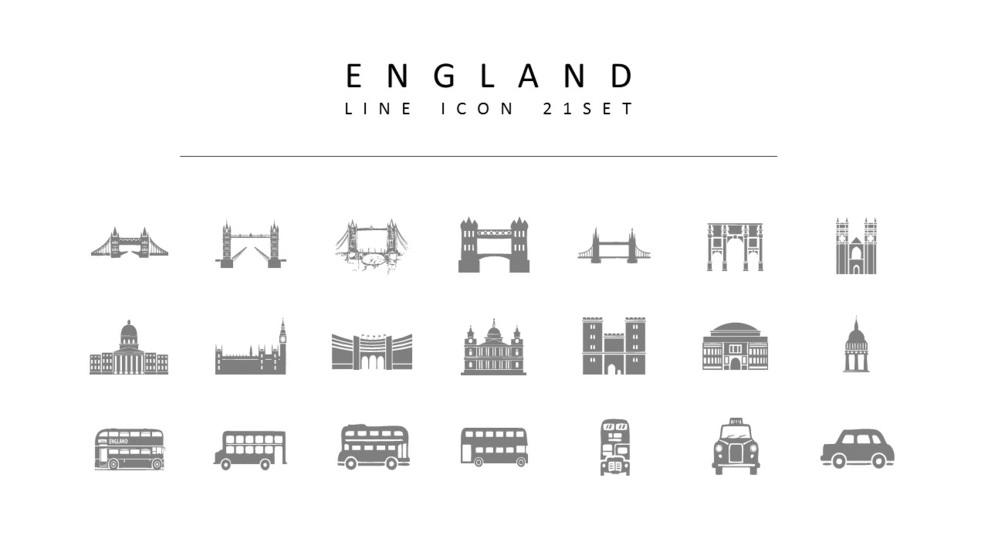 21 England Icons|Diagram