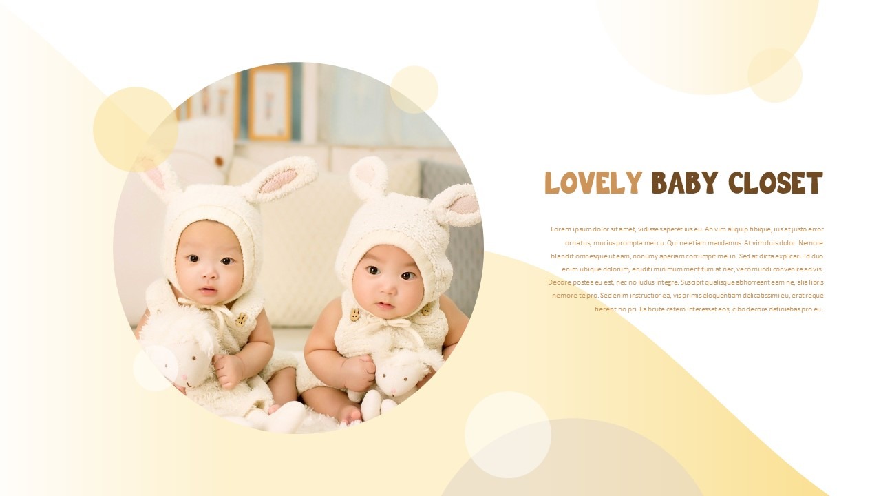 Baby Fashion professional presentation|Education|PPT Templates