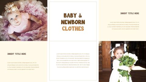 Baby Fashion professional presentation|Education|PPT Templates