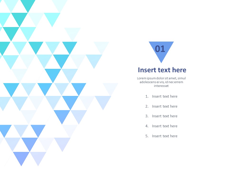 Emerald-like Sparkling Triangle - Free Powerpoint Sample