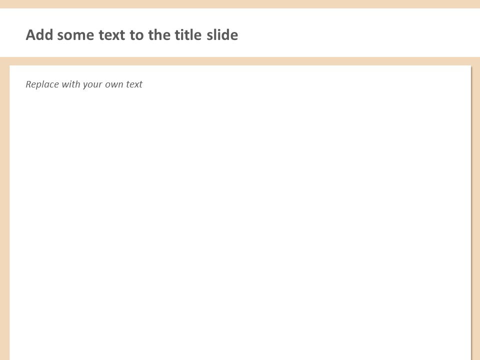 Free PPT Sample - Ivory Flower Pattern