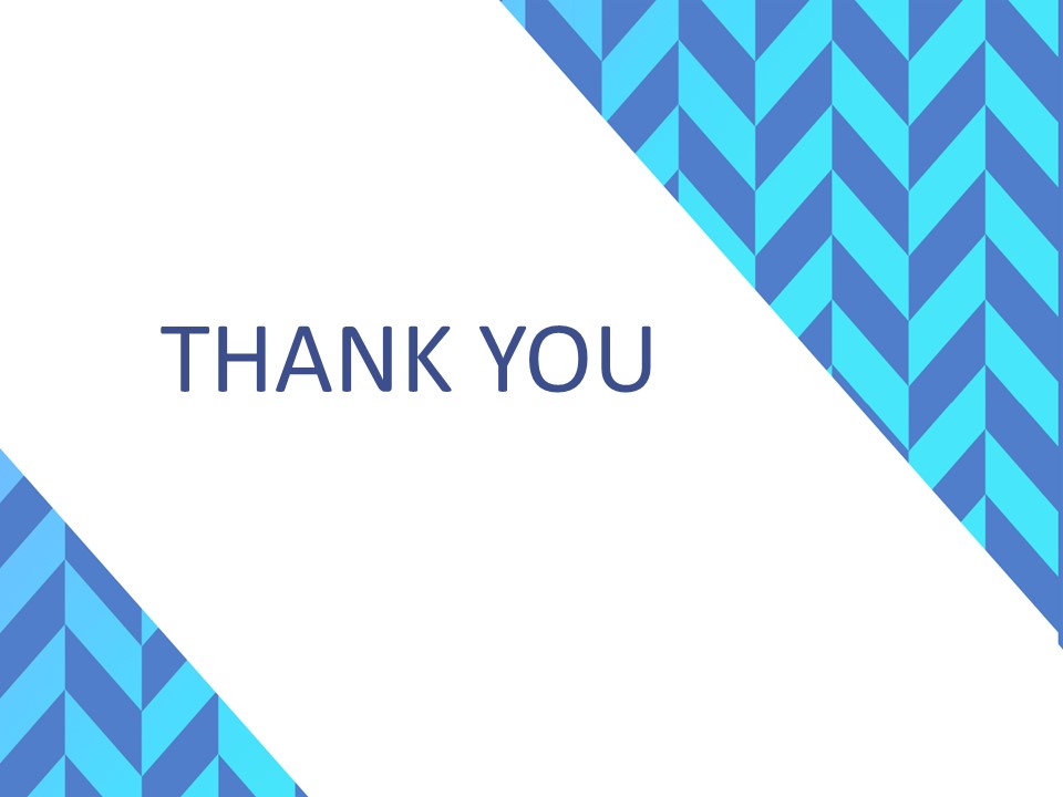 Free PPT Template - Blue Zigzag Triangle|Slides