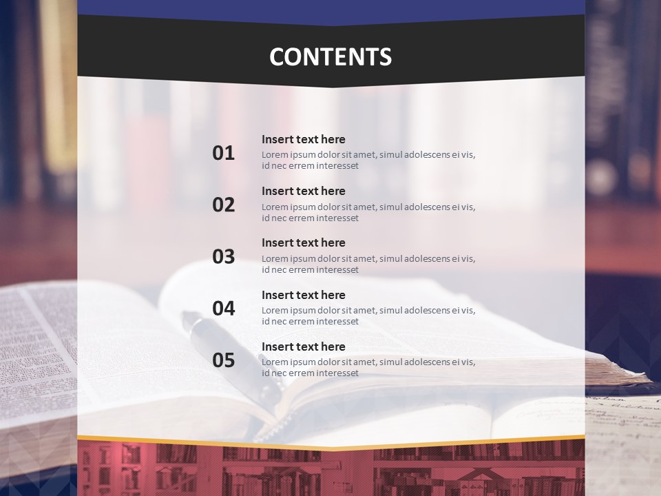 Free Presentation Templates - Library Desk|PPT|Slides