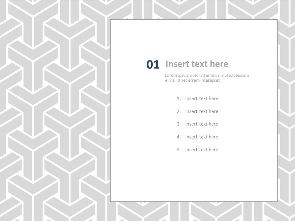 Gray Hexahedron Pattern - Free Presentation Templates|PPT|Slides