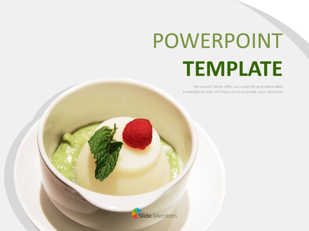 Ivory Pudding - Free Powerpoint Template