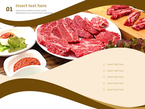Roasted Beef - Free Powerpoint Template