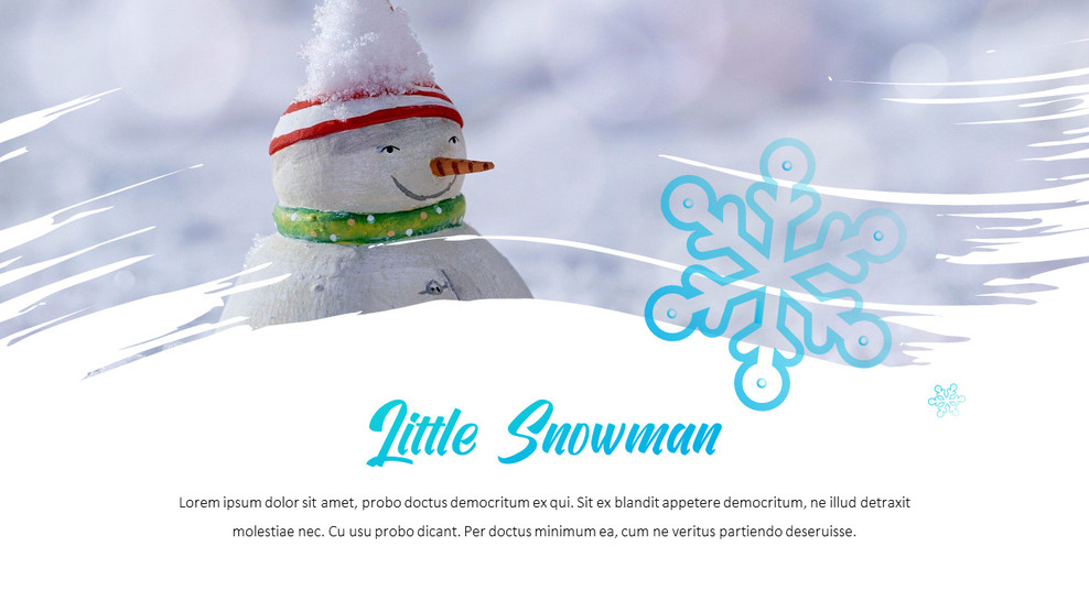 Winter Snow PowerPoint Presentation Slides|Lifestyle|Templates