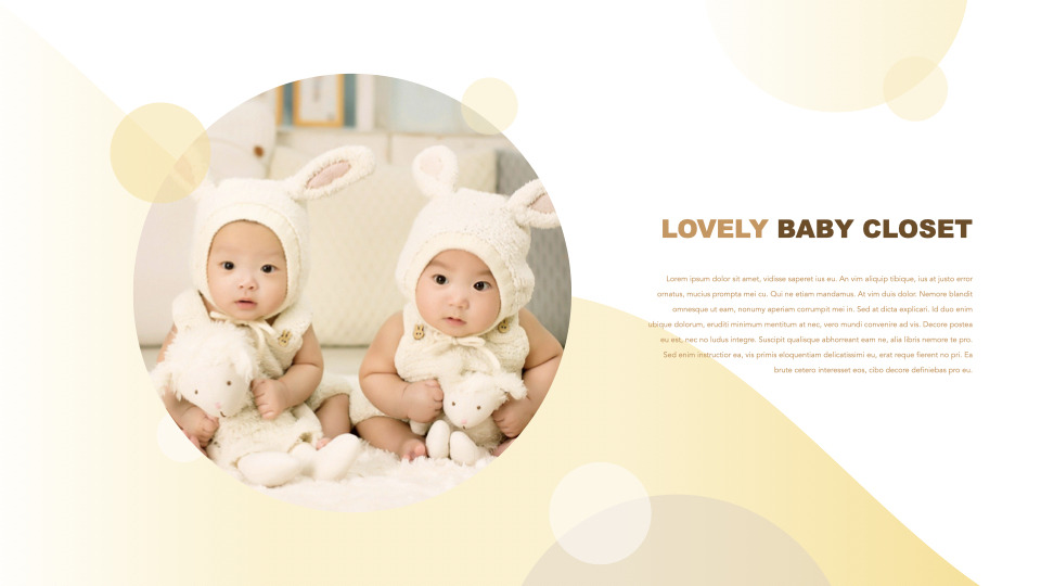 Baby Fashion presentation slide design|Education|Keynote