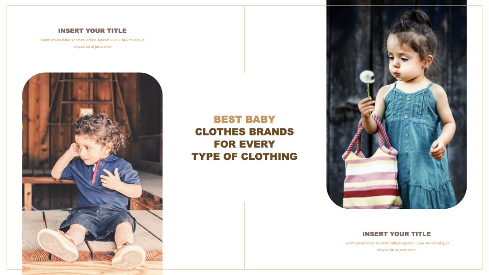 Baby Fashion presentation slide design|Education|Keynote
