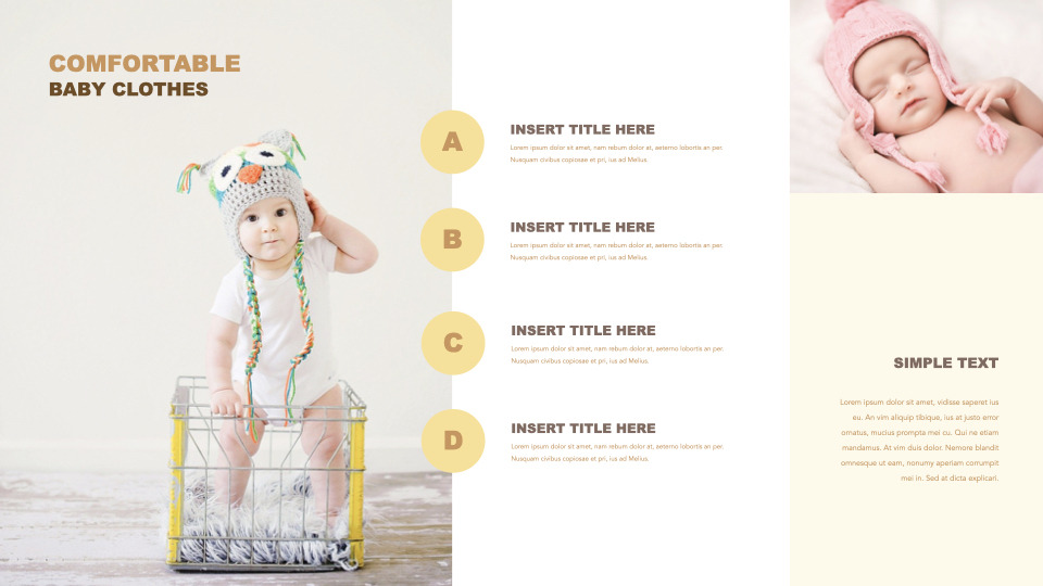 Baby Fashion presentation slide design|Education|Keynote