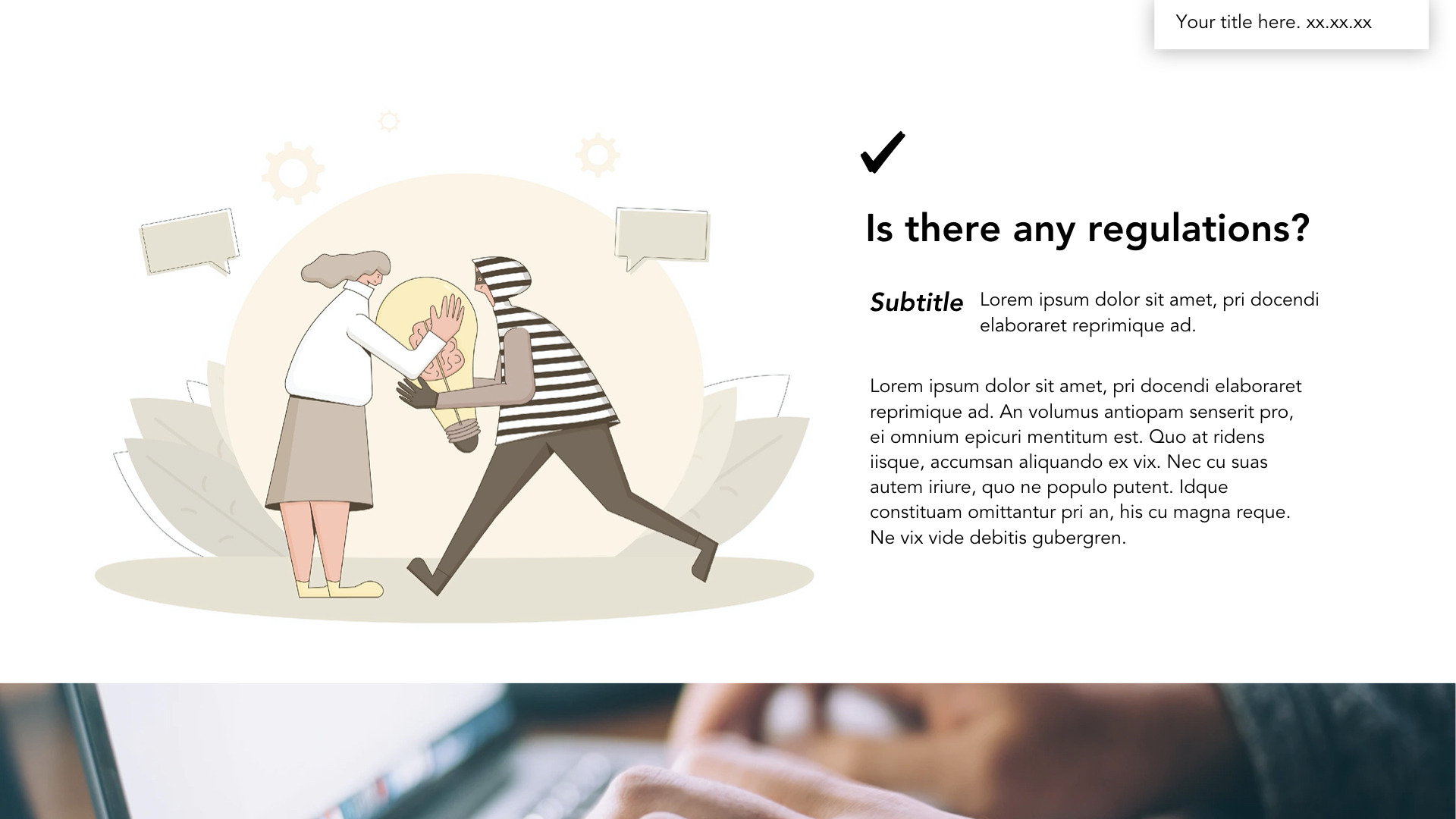 Copyright and Laws keynote theme|Lifestyle