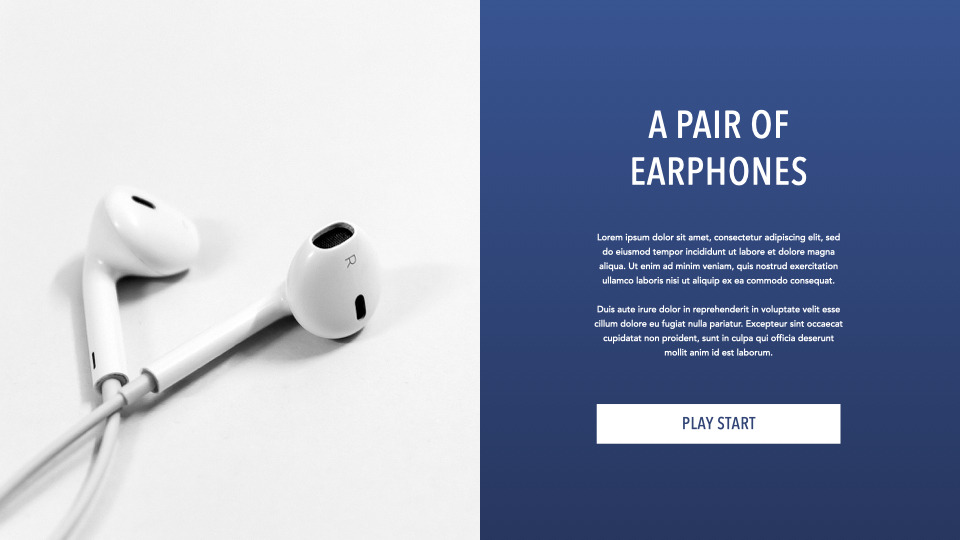 Earphone & Headset professional presentation|IT/Commerce|Keynote