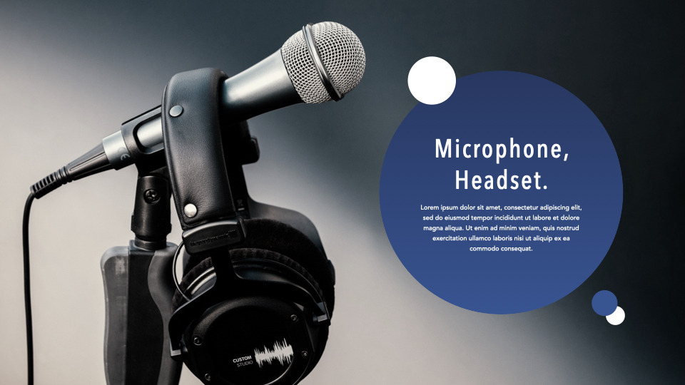 Earphone & Headset professional presentation|IT/Commerce|Keynote