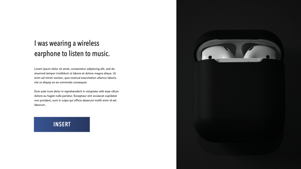 Earphone & Headset professional presentation|IT/Commerce|Keynote