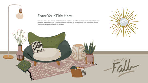 Interior Design for Home professional presentation