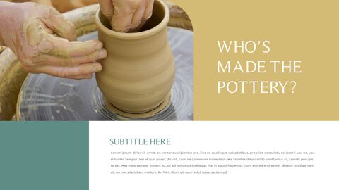 Pottery PowerPoint Format|Business|Templates