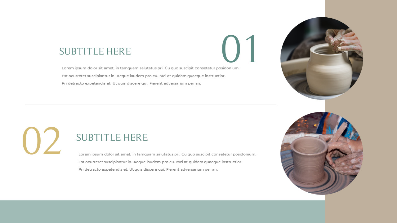 Pottery PowerPoint Format|Business|Templates