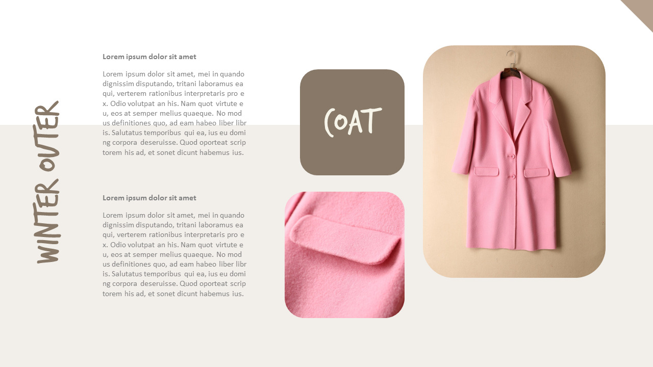winter clothes PPT Business|Templates