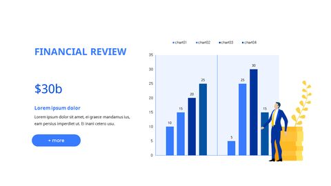 Financial Review Template Page|Financials|Single Slides