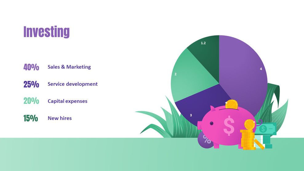 Investing Presentation Slide|Financials|Single