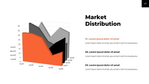 Market Distribution Free PowerPoint Chart Slide|Templates