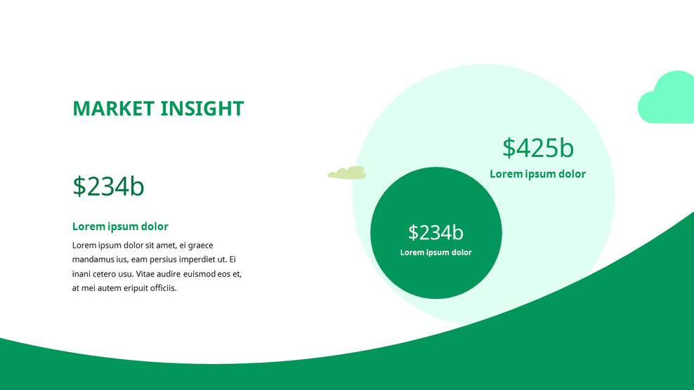 Market Insight PowerPoint Slide Deck Cover|Single