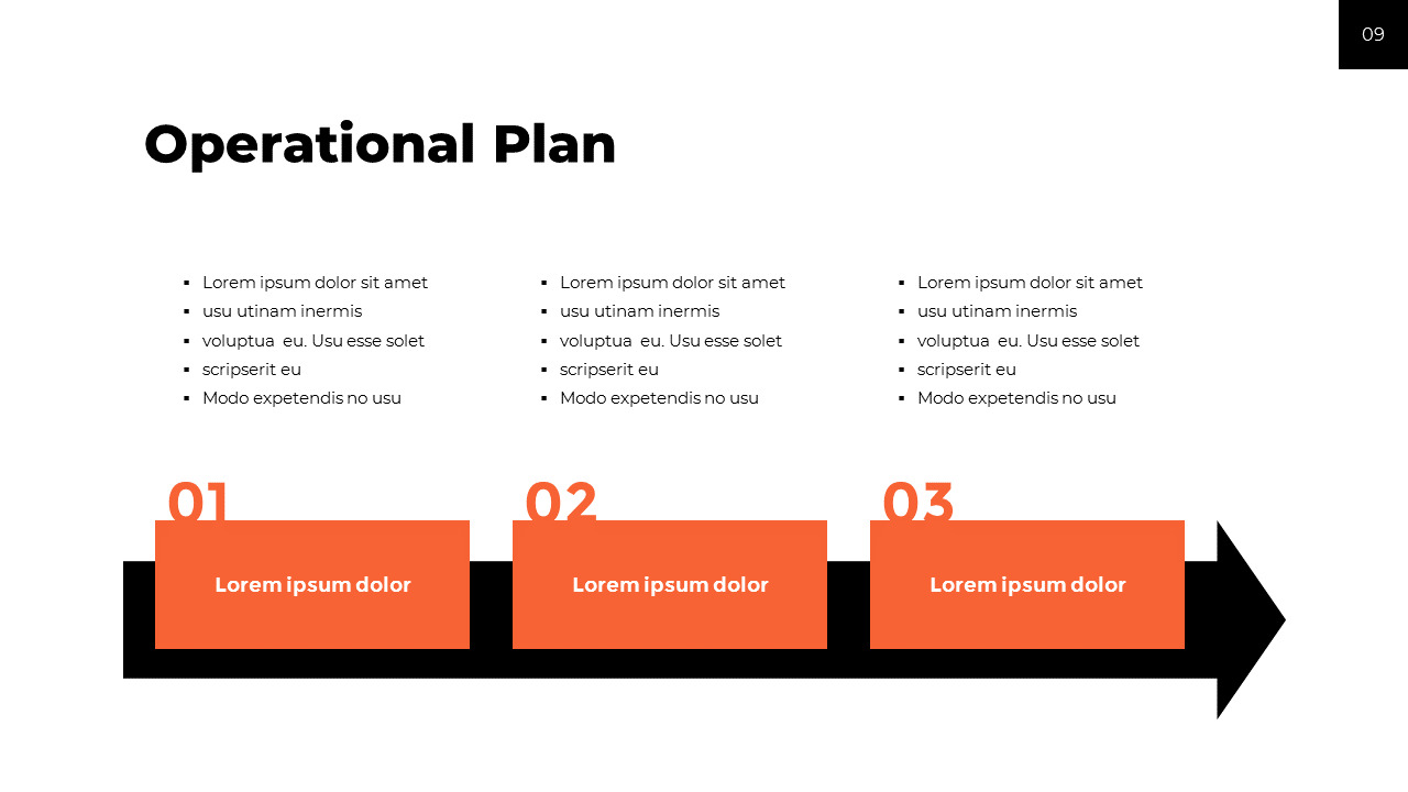 Operational Plan Slide Deck|Business Process|Single