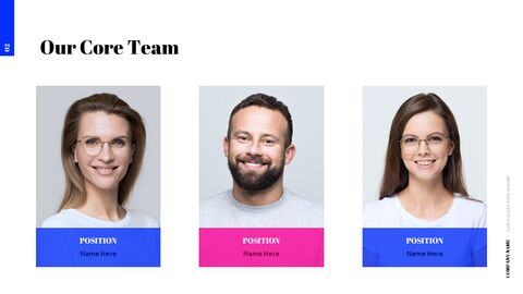 Our Core Team Slide Layout|Single
