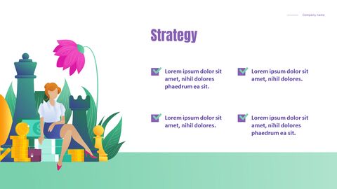 Strategy Template Design|Single Slides