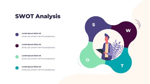 SWOT Analysis PPT Design|Single Slides