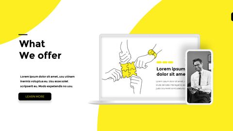 What We offer PPT Deck Design|Product, Services|Single Slides