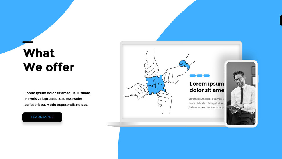 What We offer PPT Deck Design|Product, Services|Single Slides