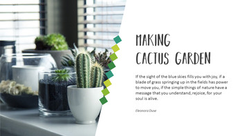 Cactus PowerPoint Templates Design
