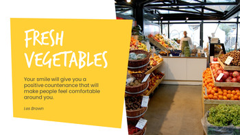 Fresh Food Market Slide Presentation