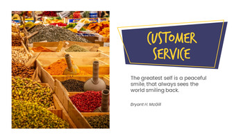 Fresh Food Market Slide Presentation