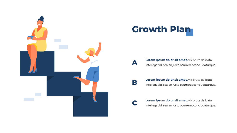 Growth Plan PPT Layout|Business Process|Single Slides