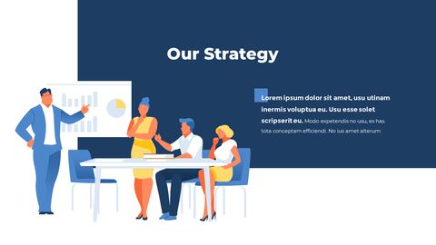 Our Strategy PowerPoint Slide|Single