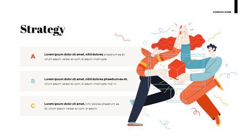 Strategy Page Template|Single Slides